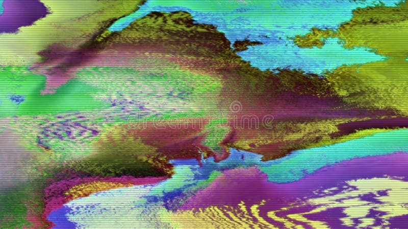 Unreal Data Glitch Dynamic Sci-fi Holographic Background. Stock Footage ...