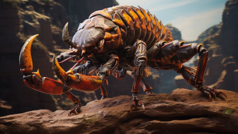 Unreal Engine 5: Explosive Wildlife - Acanthostega with Scorpion Tail ...