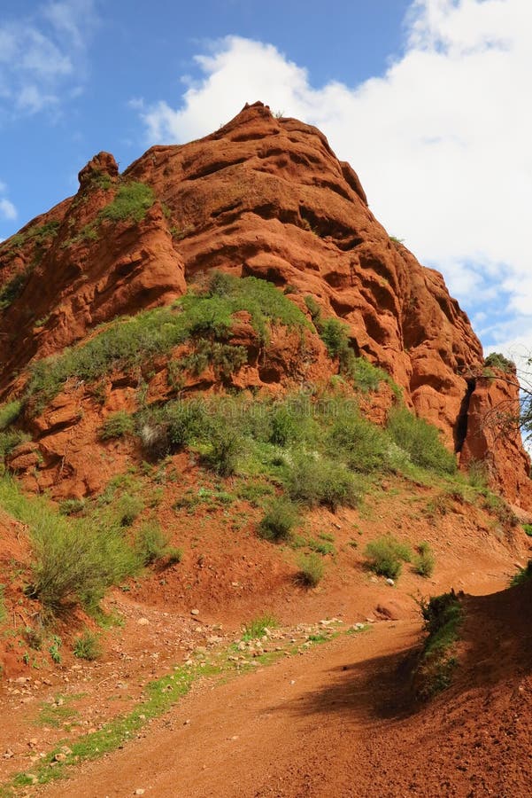 It is Unrealistic Colorful Rocks in the Mountains Stock Image - Image ...