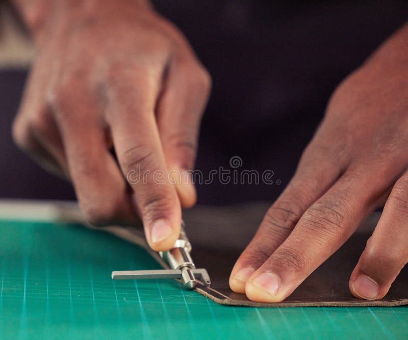 This Work Requires Precision. an Unrecognizable Male Designer Working ...