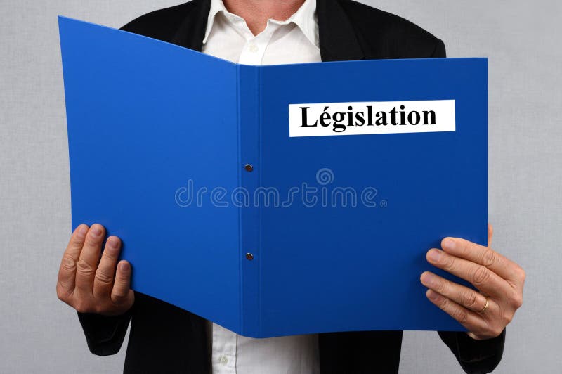 Unrecognizable Man Reading the Legislation File Stock Photo - Image of ...