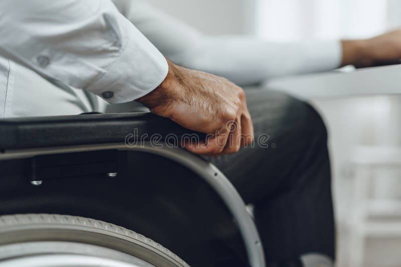 Unrecognizable Man Sitting in Wheelchair Close Up Stock Image - Image ... Unrecognizable Man Sitting in Wheelchair Close Up Stock Image - Image ...