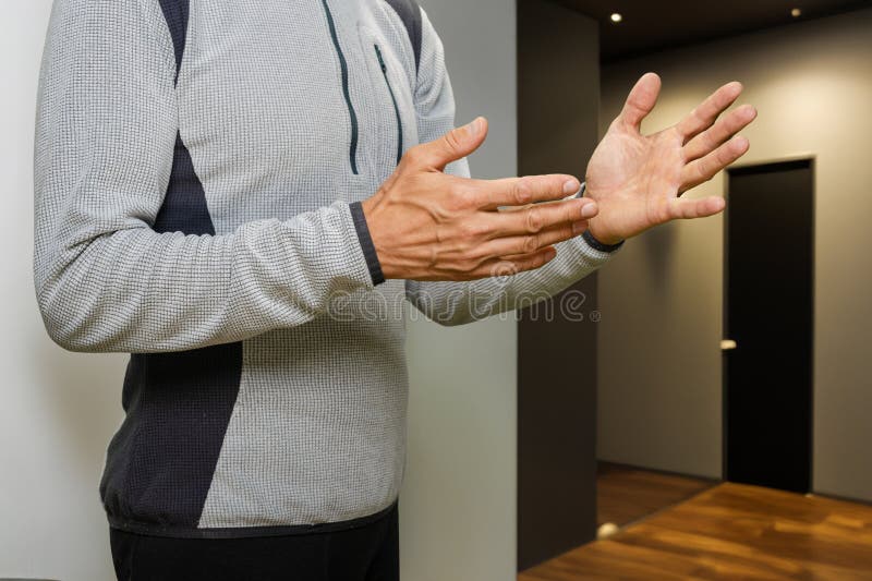 Explanation and Speech Concept Stock Image - Image of detail, gestures ...