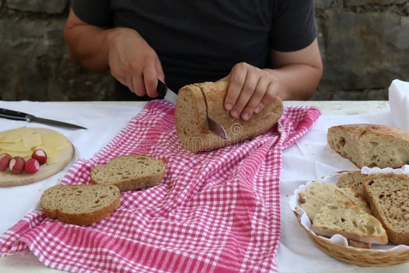 Making Breakfast stock photo. Image of kitchen, focus - 133926002