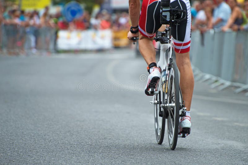 Unrecognizable Professional Cyclist. Stock Image - Image of competitive ...