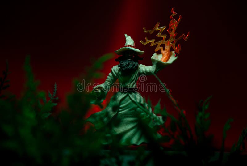 Wizard in a jungle stock image. Image of dark, cloak - 179967749