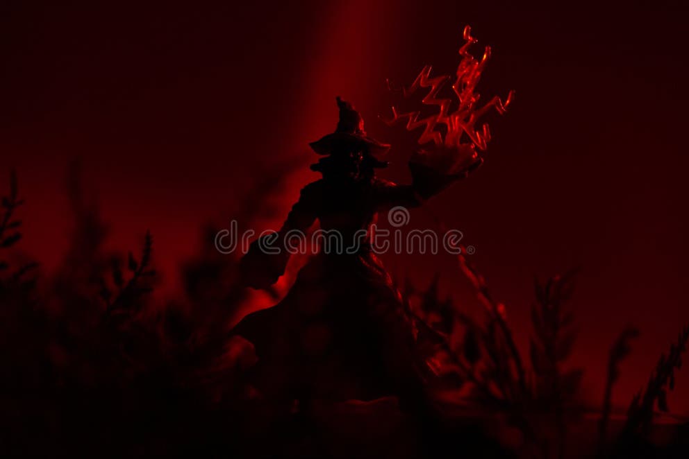 Wizard in a jungle stock photo. Image of character, portrait - 179967766