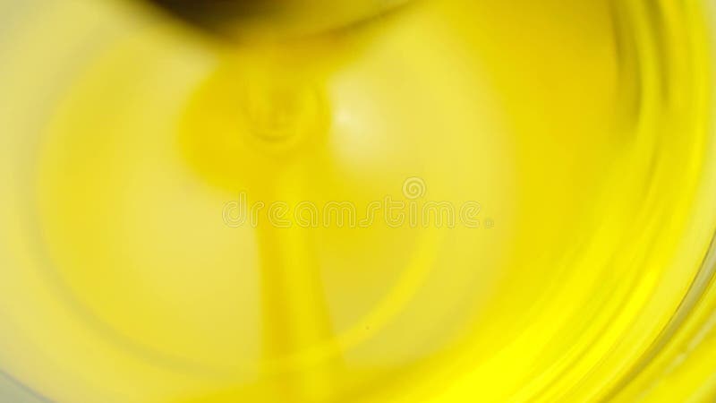 Unrefined Extra Virgin Olive Oil Texture Top View Slow Motion Stock ...