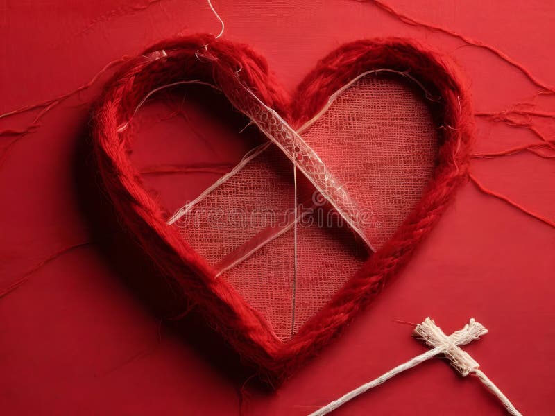 Unrequited Love: Heart Wound Stock Illustration - Illustration of ...