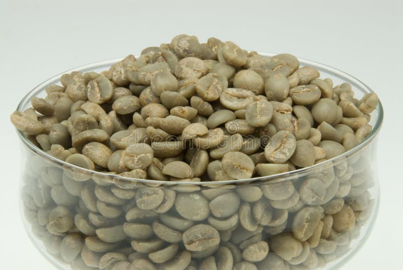 Unroasted coffee beans stock image. Image of brewing, prepare - 7220979