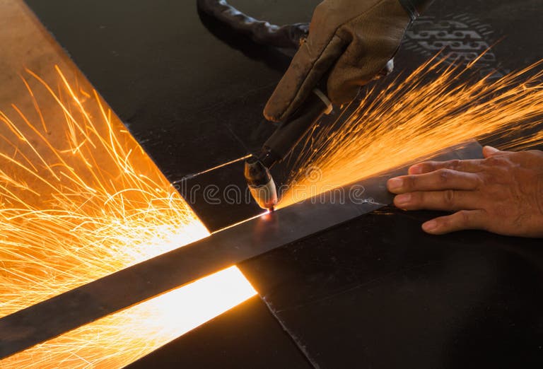 Unsafe Work - Using Plasma Cutting Machine without Safety Protection ...