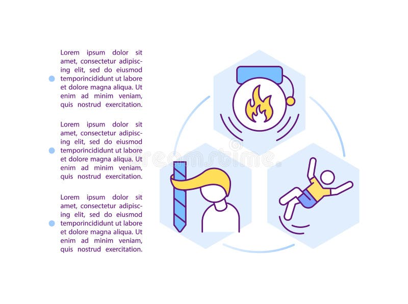 Working Conditions and Environment RGB Color Icon Stock Vector ...