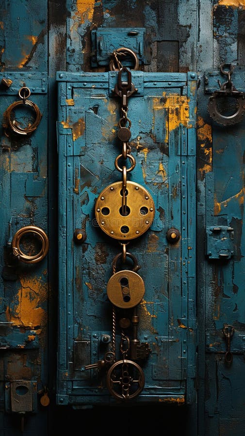 Unscrew the Locks from the Rusty Doors Unscrew the Doors Themselves ...