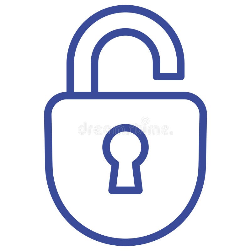 Unsecure Isolated Vector Icon Which Can Easily Modify or Edit Stock ...