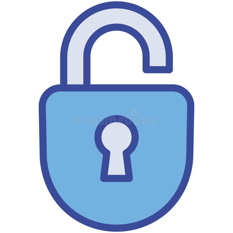 Unsecure Isolated Vector Icon Which Can Easily Modify or ...