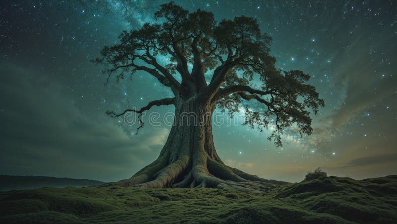 A Unseen Scene Beneath a Giant Tree that Stretches Its Roots Deep into ...