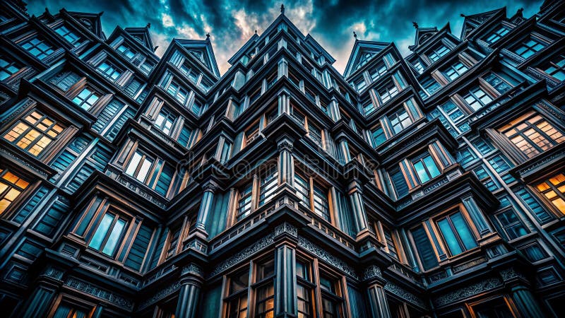 Unsettling Architectural Designs Intricate Geometric Patterns on a ...