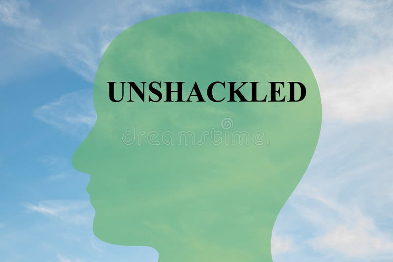 Unshackled - Mental Concept Stock Illustration - Illustration of ...