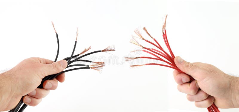Unsheathed wires stock image. Image of electrical, control - 50904377
