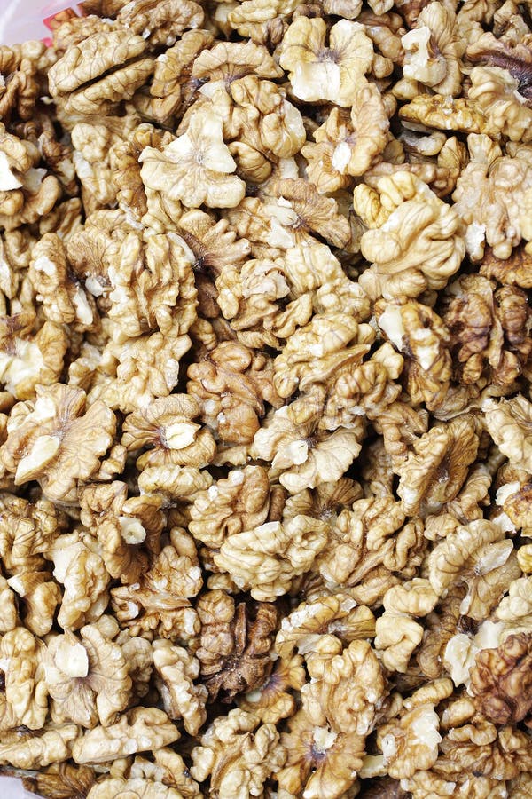 Walnuts Background. Kernels Walnuts. Top View Stock Image - Image of ...