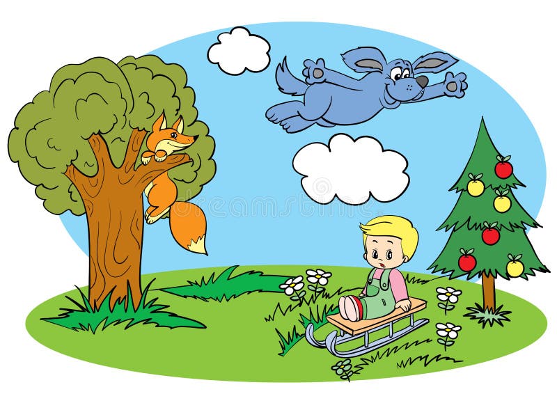 Unsinn vektor abbildung. Illustration von wald, unsinn - 10844917