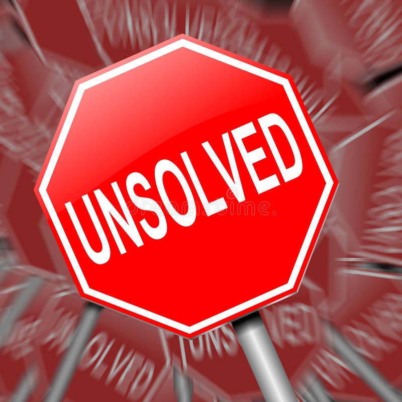 Unsolved concept. stock illustration. Illustration of confused - 30685826