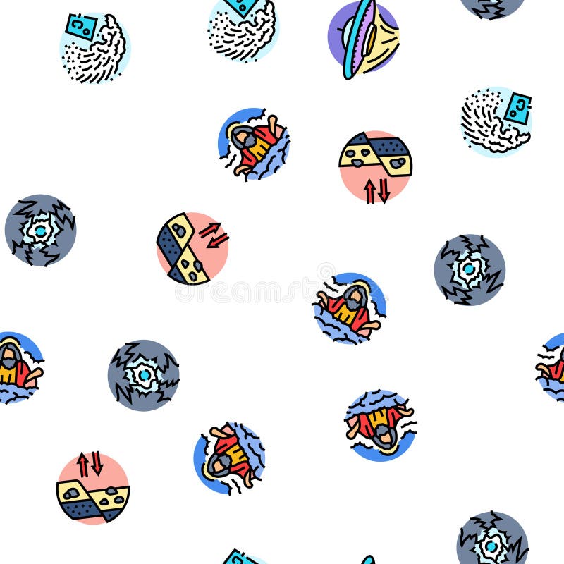 Unsolved Mysteries Question Seamless Pattern Vector Stock Illustration ...