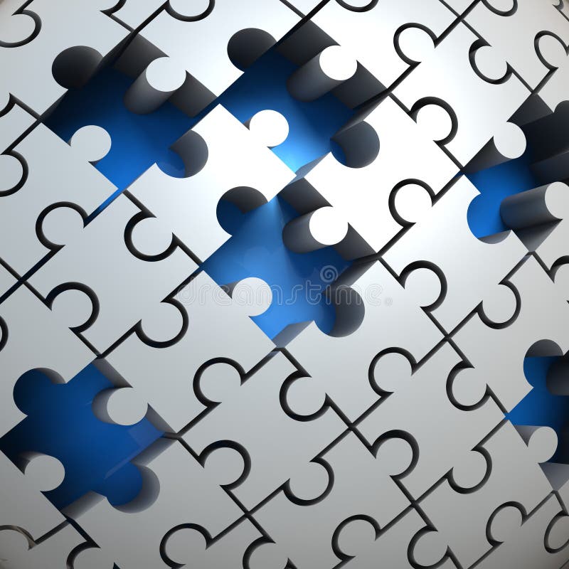 Unsolved Puzzle stock illustration. Illustration of metaphor - 14168134