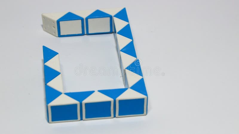 Unsolved and Scrambled Rubik S Cube Stock Image - Image of background ...