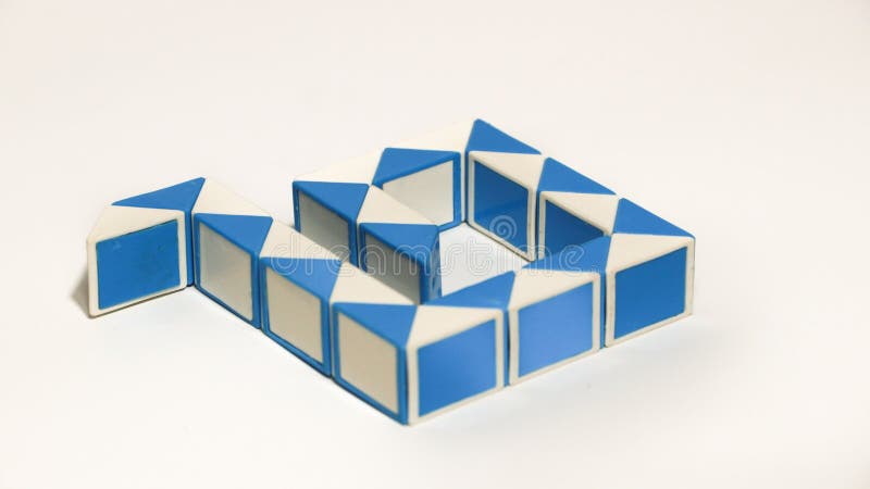 Unsolved and Scrambled Rubik S Cube Stock Image - Image of text, line ...