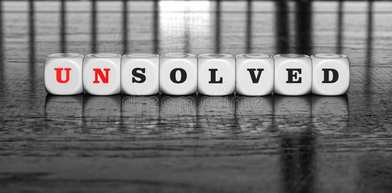 Solved Not Unsolved Solution Concept Stock Image - Image of riddle ... Solved Not Unsolved Solution Concept Stock Image - Image of riddle ...