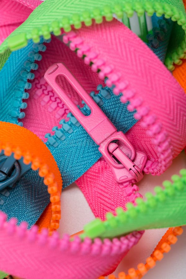 Colorful zippers stock photo. Image of zipper, objects - 37995764