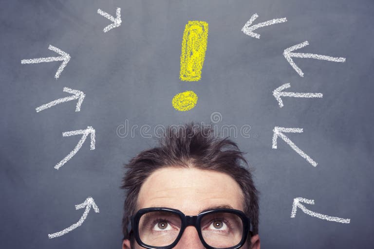 Unstable Man stock image. Image of concept, curious, business - 55163949