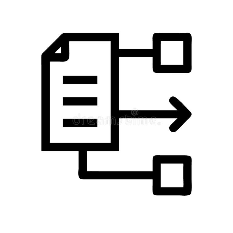 Unstructured data icon stock illustration. Illustration of datascience ...