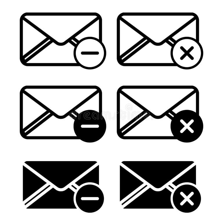 Unsubscribe Icon Stock Illustrations – 455 Unsubscribe Icon Stock ...