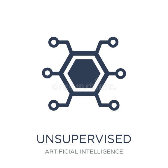Unsupervised Learning Icon. Trendy Flat Vector Unsupervised Lear Stock ...