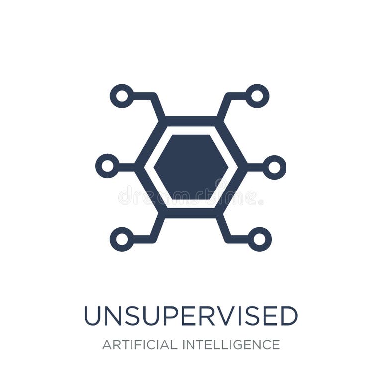 Unsupervised Learning Icon. Trendy Flat Vector Unsupervised Lear Stock ...