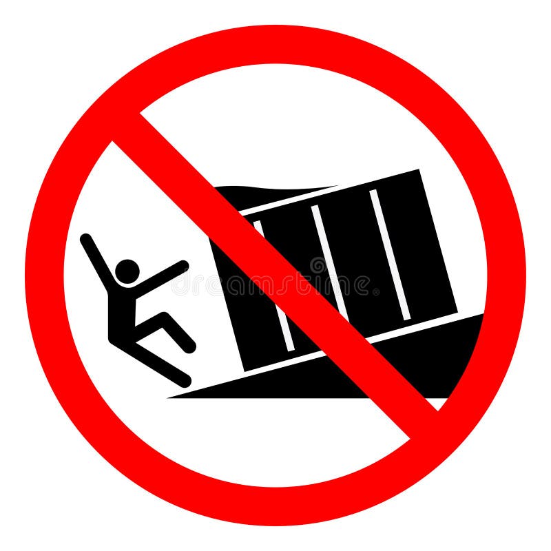 Unsupported Loading Dock Symbol Sign, Vector Illustration, Isolate on ...