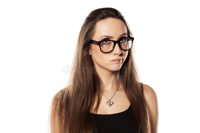 Unsure and thoughtful stock photo. Image of cute, face - 61915664