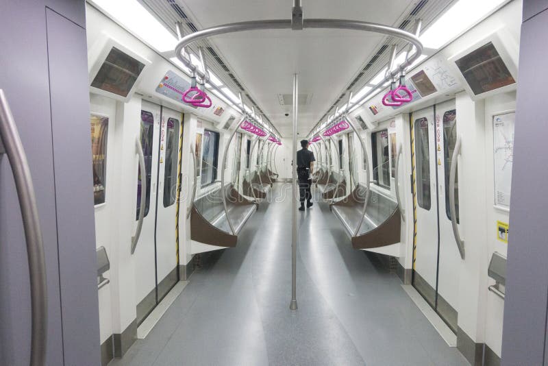 Untergrundbahn Chengdu-U-Bahn-Linie 3 Redaktionelles Bild - Bild von ...