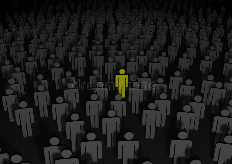 Unterschiedlich stock abbildung. Illustration von freunde - 1045911