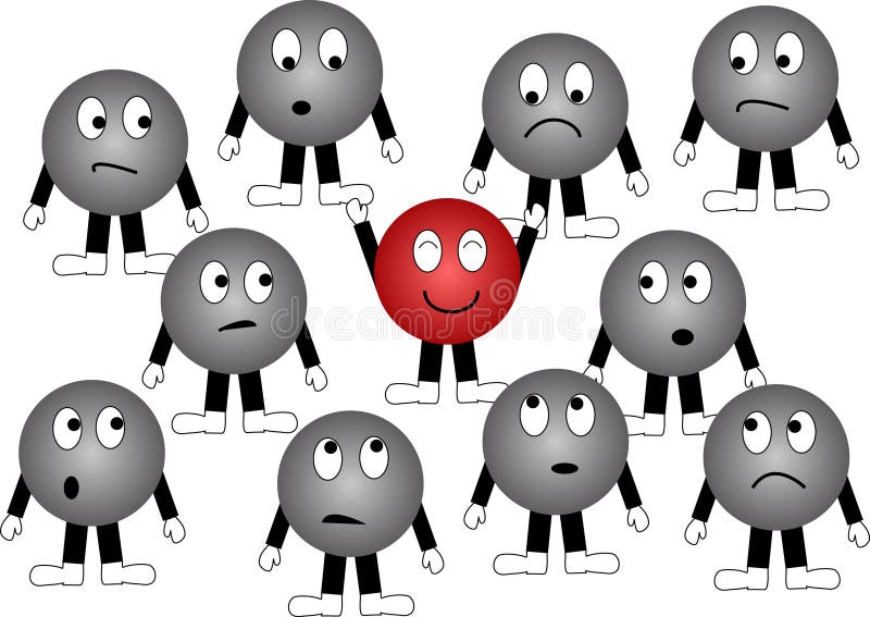 Unterschiedlich stock abbildung. Illustration von unterschiedlich - 6490018