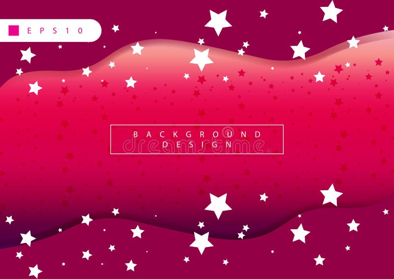 Abstract Star Pattern and Wave for Design. Stock Vector - Illustration ...