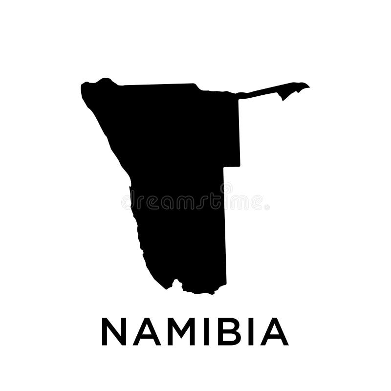 Namibia Map Icon Vector Trendy Stock Vector - Illustration of element ...