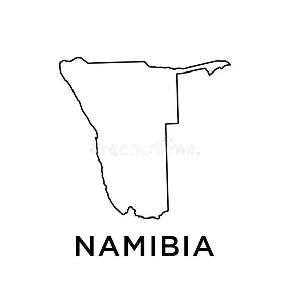 Namibia Map Icon Vector Trendy Stock Vector - Illustration of business ...