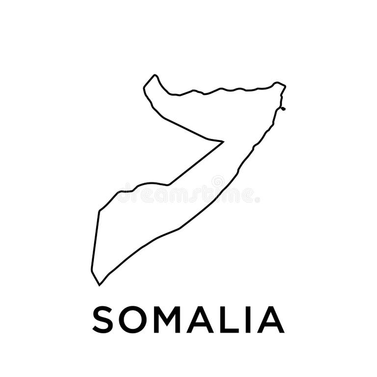 Somalia Map Icon Vector Trendy Stock Vector - Illustration of earth ...