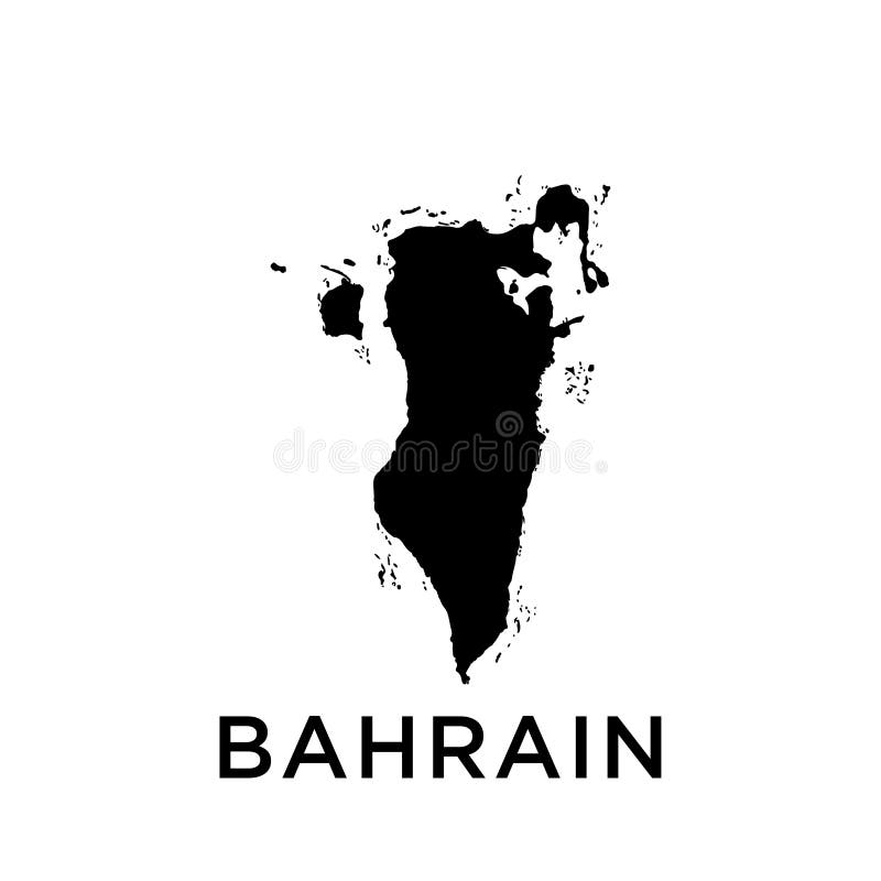 Bahrain Map Icon Vector Trendy Stock Vector - Illustration of africa ...