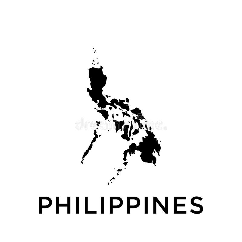 Philippines Map Icon Vector Trendy Stock Vector - Illustration of ...