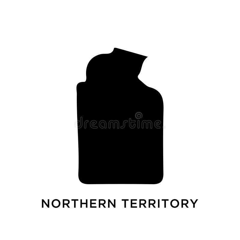 Northern Territory Map Icon Vector Trendy Stock Vector - Illustration ...