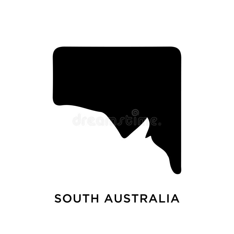South Australia Map Icon Vector Trendy Stock Vector - Illustration of ...